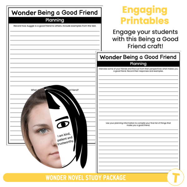 Wonder Novel Study PACKAGE - Top Teacher