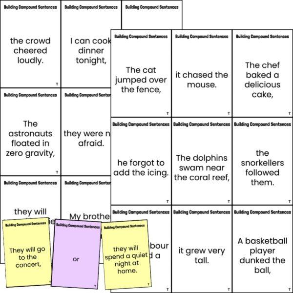 Building Compound Sentences Activity - Top Teacher