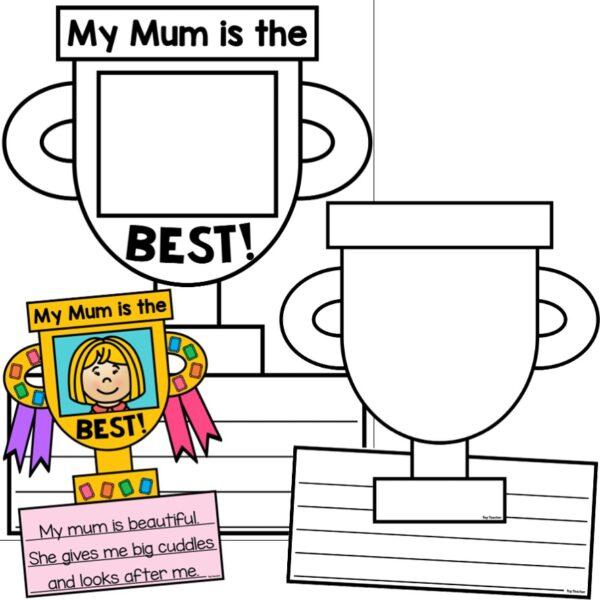 The Best Mum Trophy: Mother’s Day Craft - Top Teacher