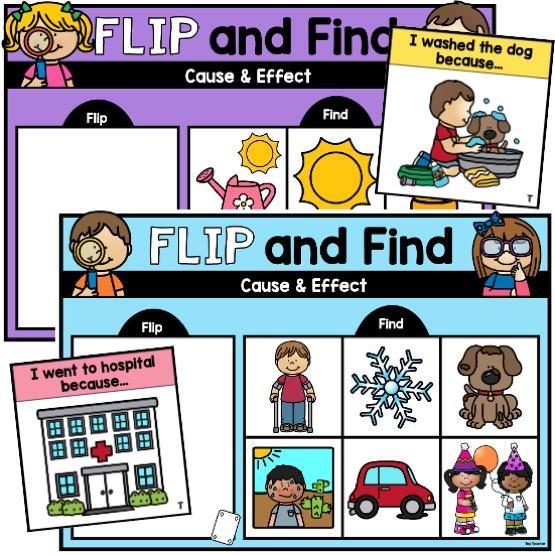 Flip & Find: Cause & Effect Game - Top Teacher