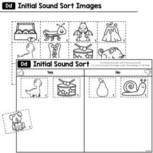Initial Sound Sort Activity PACKAGE - Top Teacher