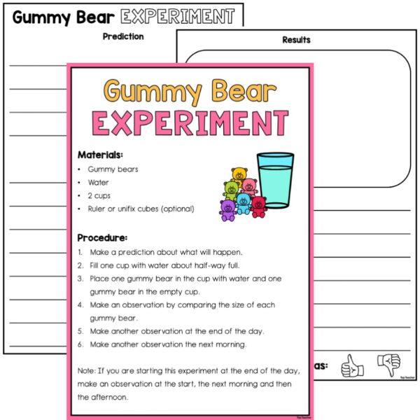 National Science Week: Gummy Bears Experiment - Top Teacher