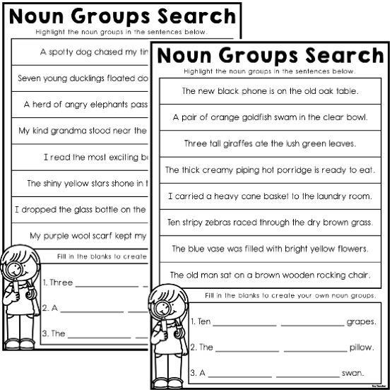 Writing Noun Groups - Top Teacher