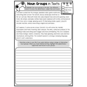 Noun Groups Posters - Top Teacher