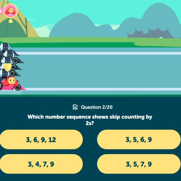 Skip Counting by 2s LET’S RACE - Top Teacher