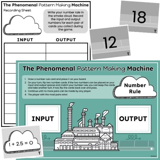 The Phenomenal Pattern Making Machine: Number Pattern Game - Top Teacher
