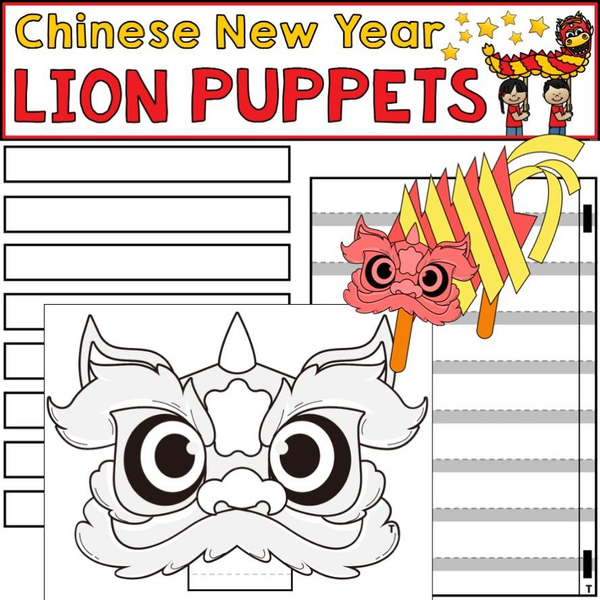 Chinese New Year: Lion Puppet Craft - Top Teacher