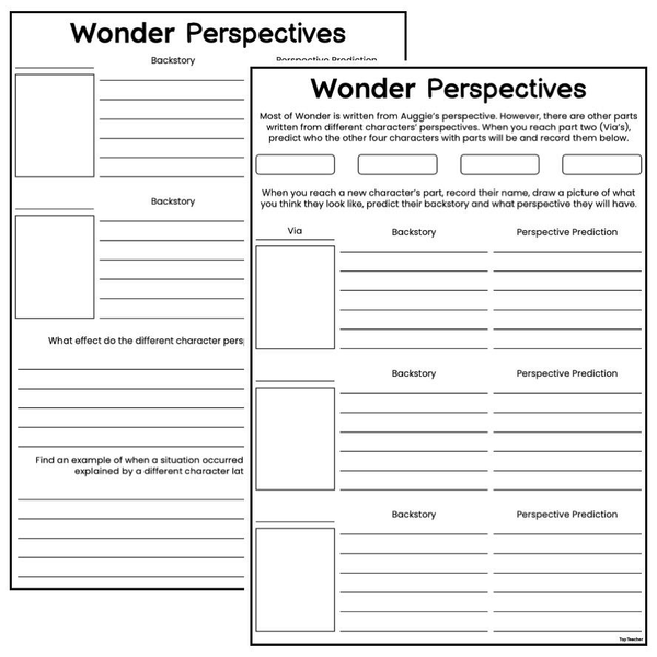 Wonder Novel Study PACKAGE - Top Teacher