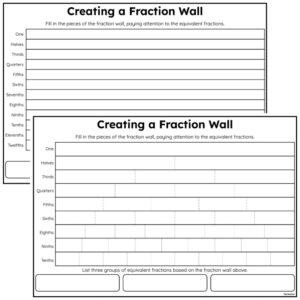 Fraction Wall Posters - Top Teacher