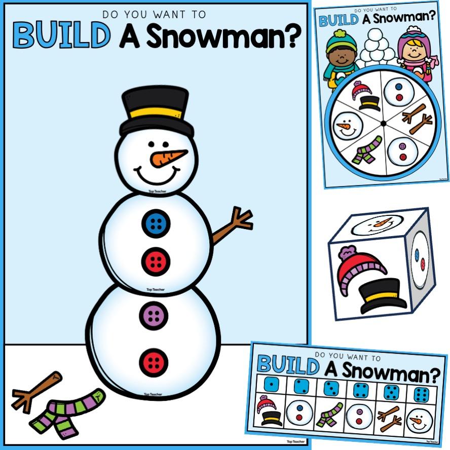 Build A Snowman Printables