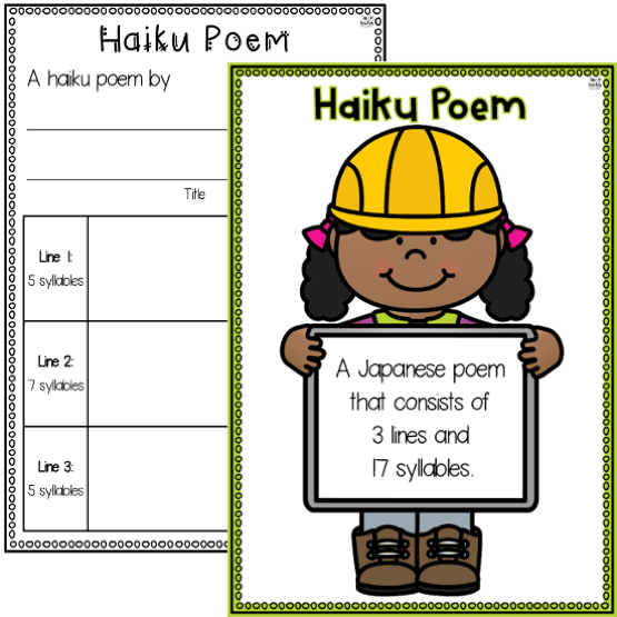 Haiku Poetry Poster & Template - Top Teacher