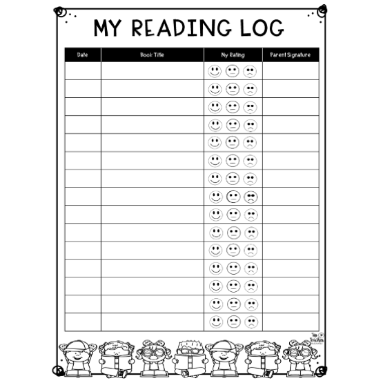 Home Reading Log - Top Teacher