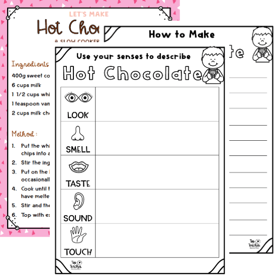 Hot Chocolate Writing Task - Top Teacher