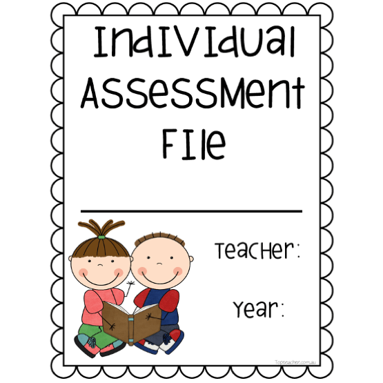 Individual Assessment File Covers - Top Teacher