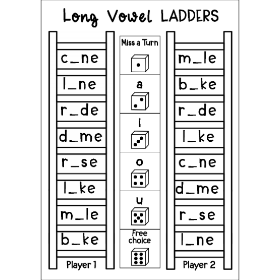 Long Vowel Ladders - Top Teacher