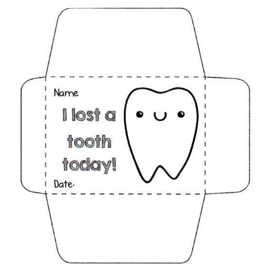 Lost Tooth Envelopes - Top Teacher