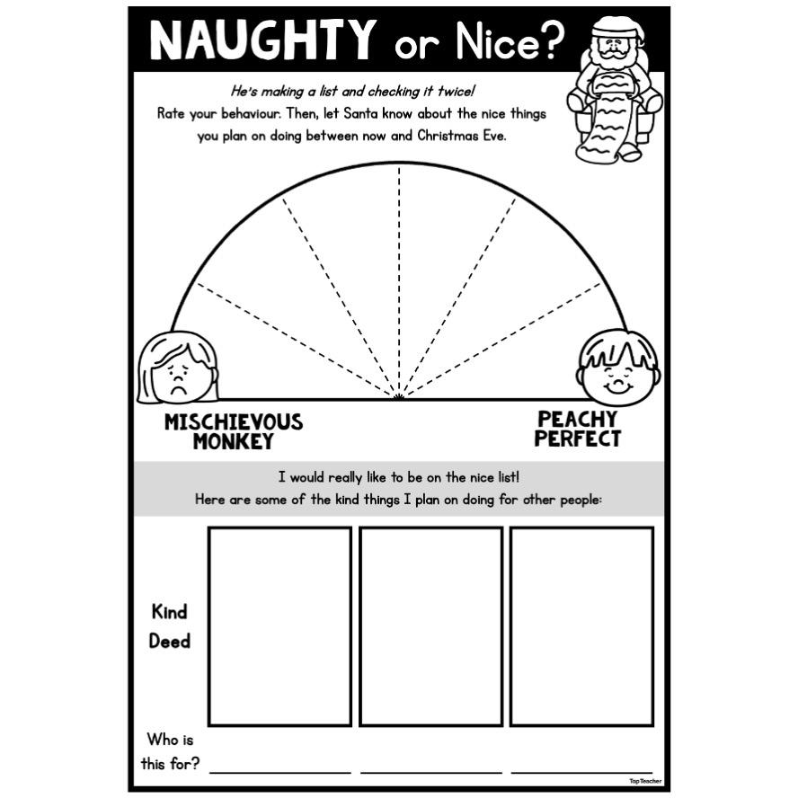Naughty Or Nice? - Top Teacher
