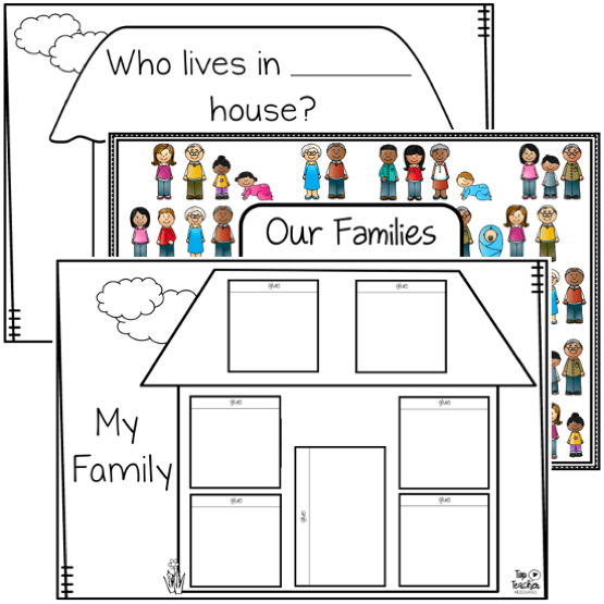 Who Lives in My House? Family Members Activity - Top Teacher