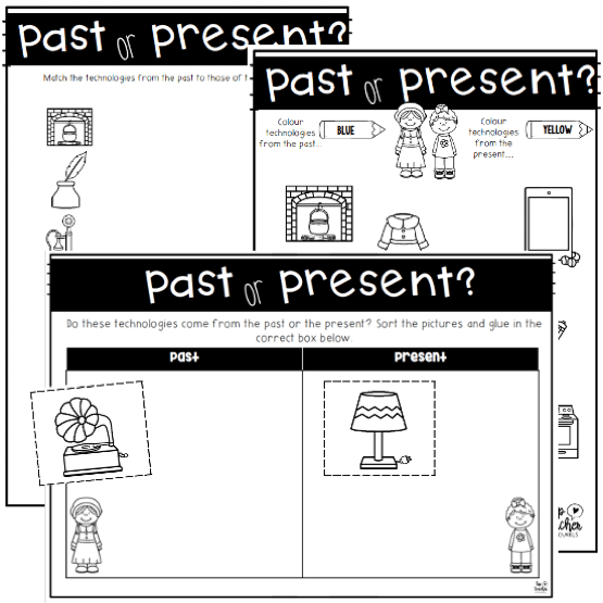 Past And Present Worksheets