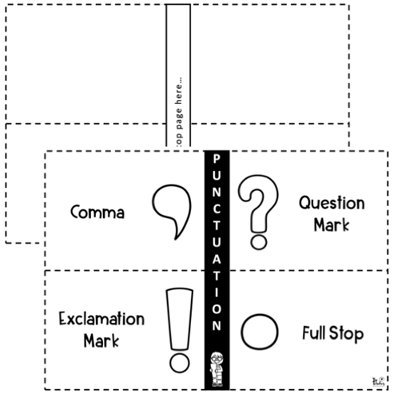 Punctuation Flap Book - Top Teacher