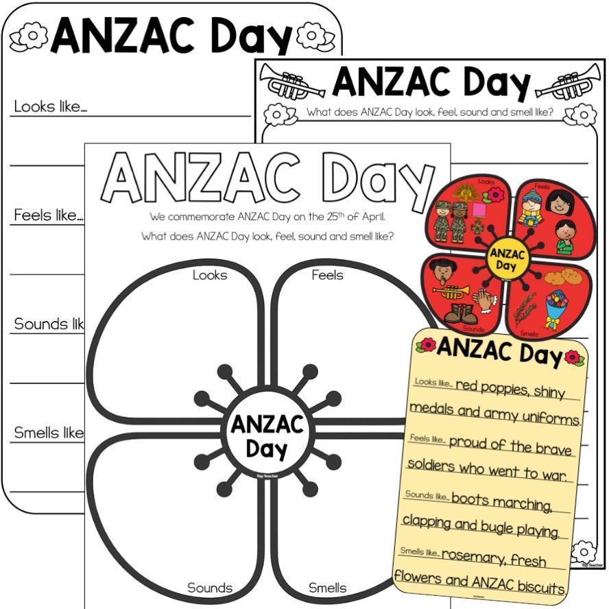 ANZAC Day Senses Activity - Top Teacher