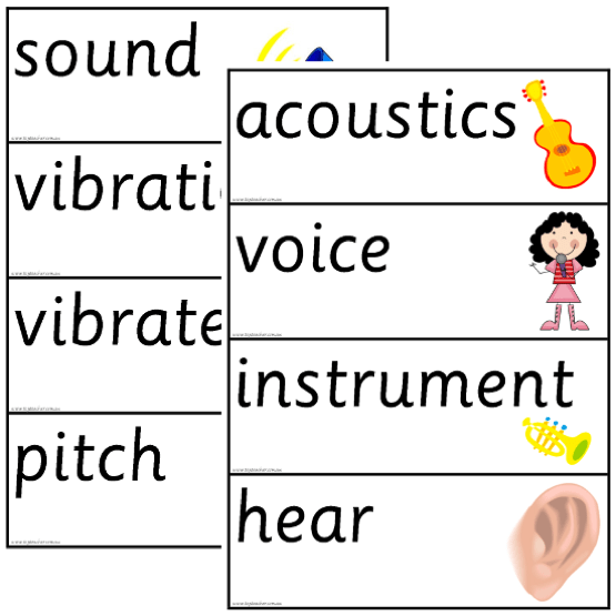 Sound Word Cards - Top Teacher