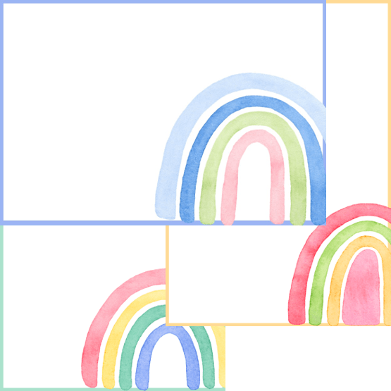 Poster Templates Rainbow - Top Teacher