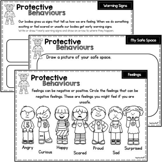 Protective Behaviours Worksheets - Top Teacher
