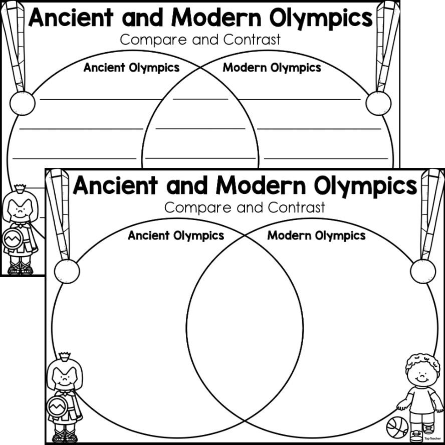 Ancient & Modern Olympics: Compare & Contrast - Top Teacher