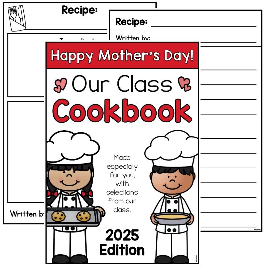 Mother's Day Class Cookbook - Top Teacher