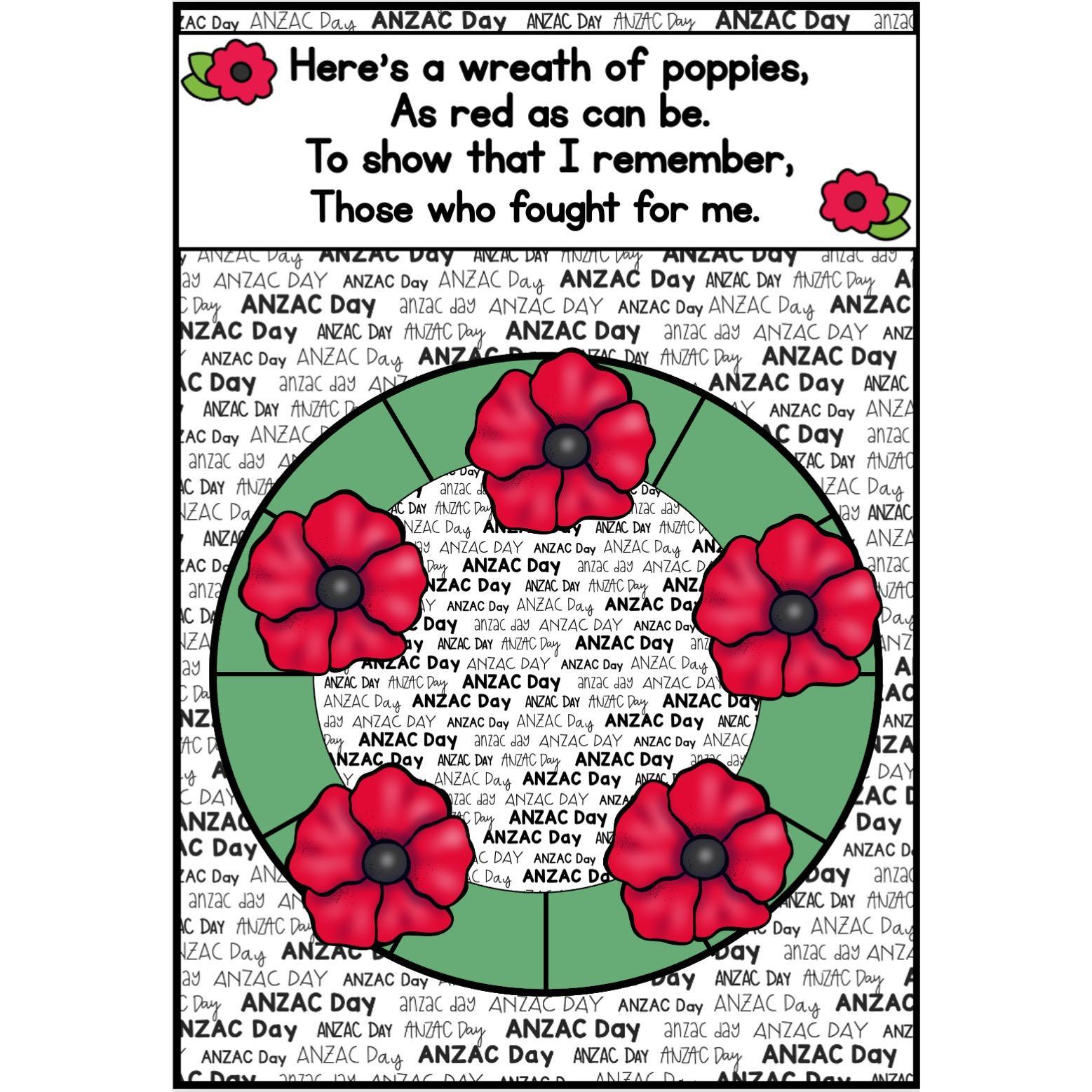 ANZAC Day: Holding a Poppy Handprint Craft - Top Teacher