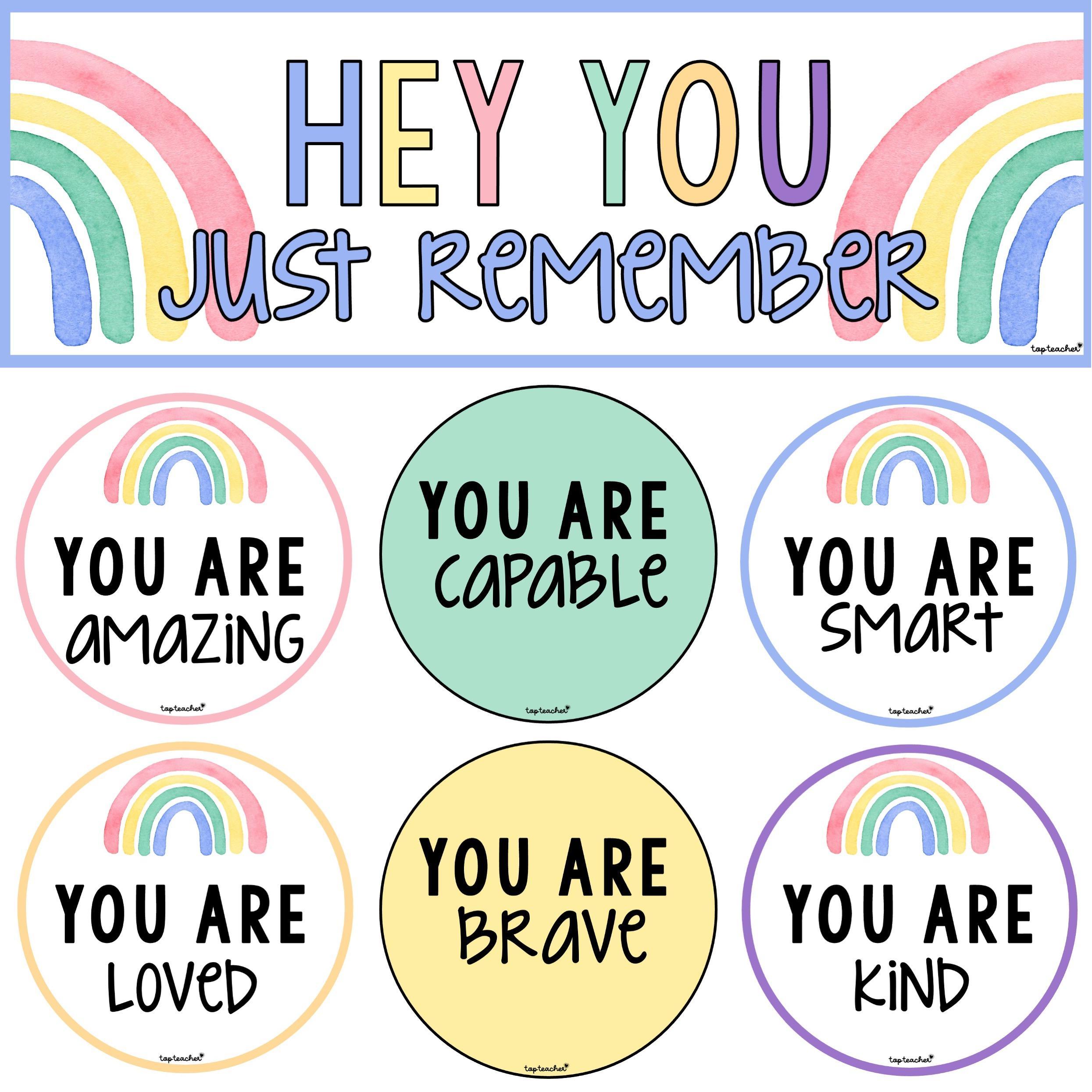 Affirmation Station Rainbow - Top Teacher