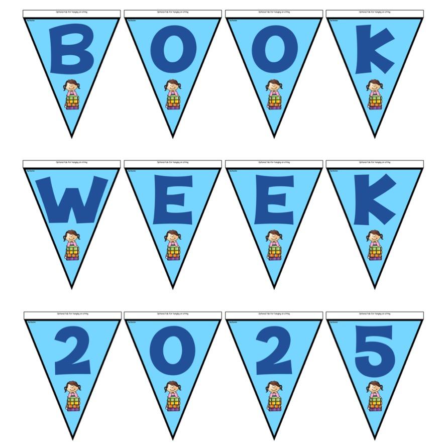 Book Week 2025 Bunting - Top Teacher