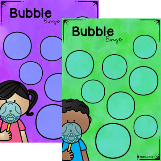 Bubble Bingo POWERPOINT - Top Teacher