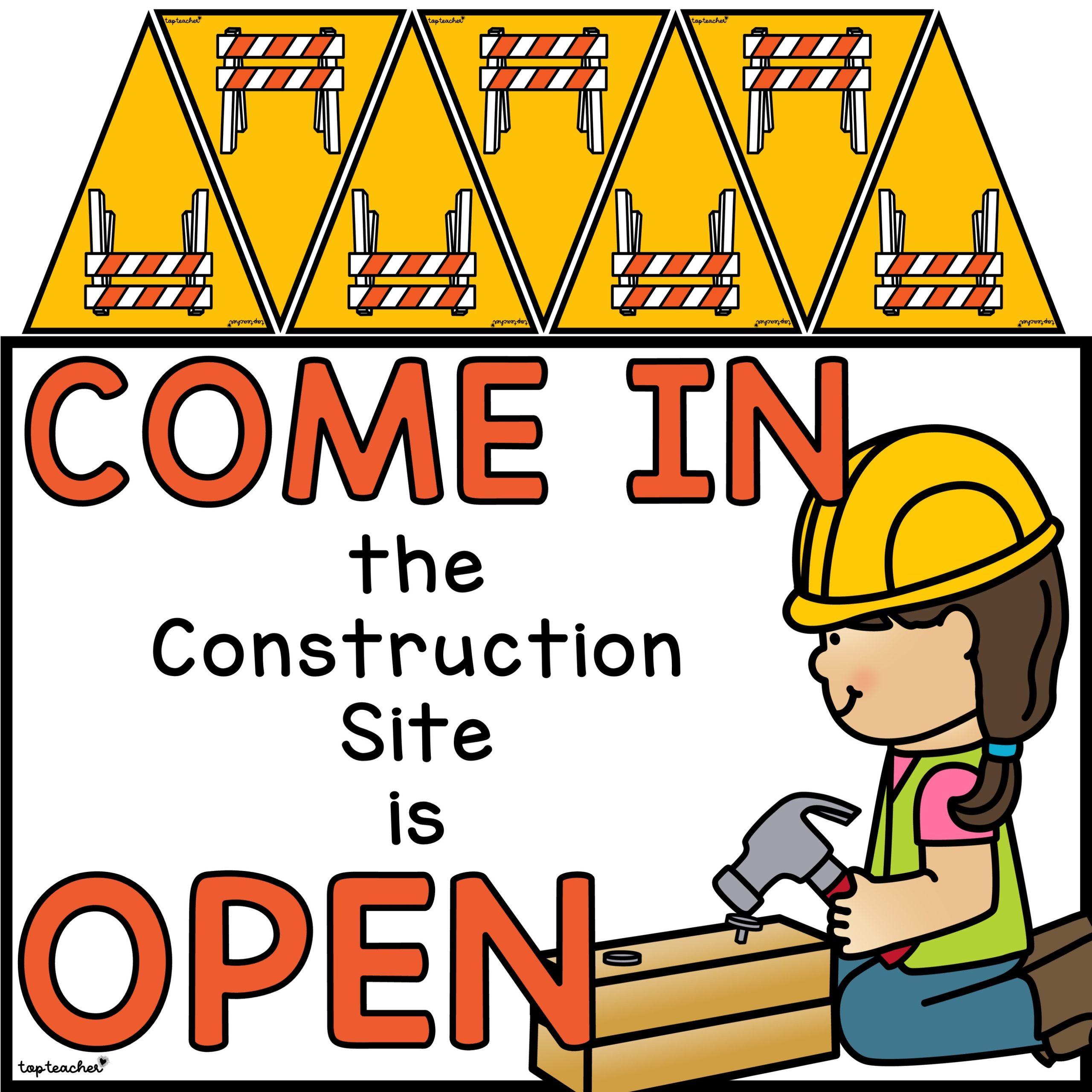 Construction Site PLAY PACK - Top Teacher