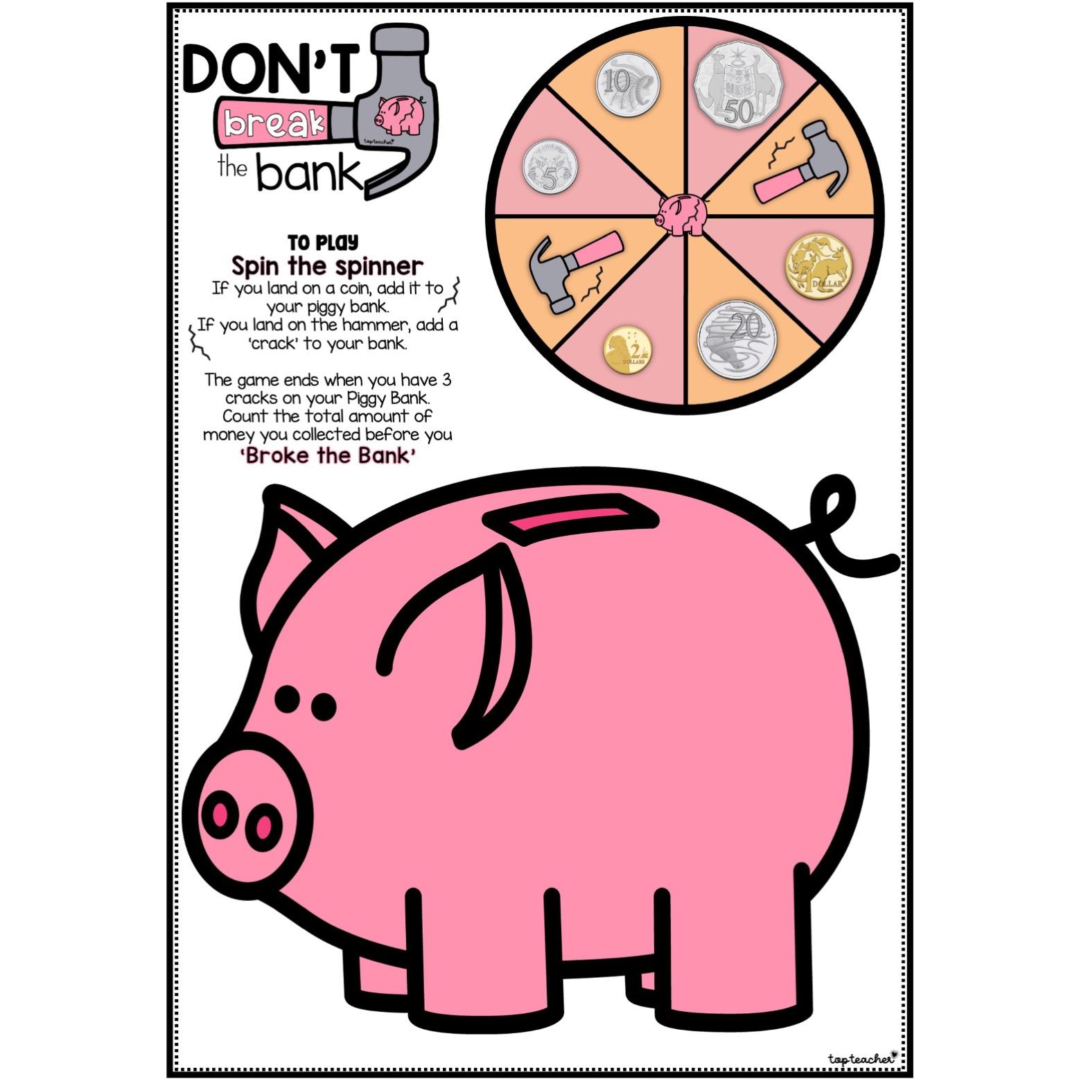 Don’t Break the Bank - Top Teacher