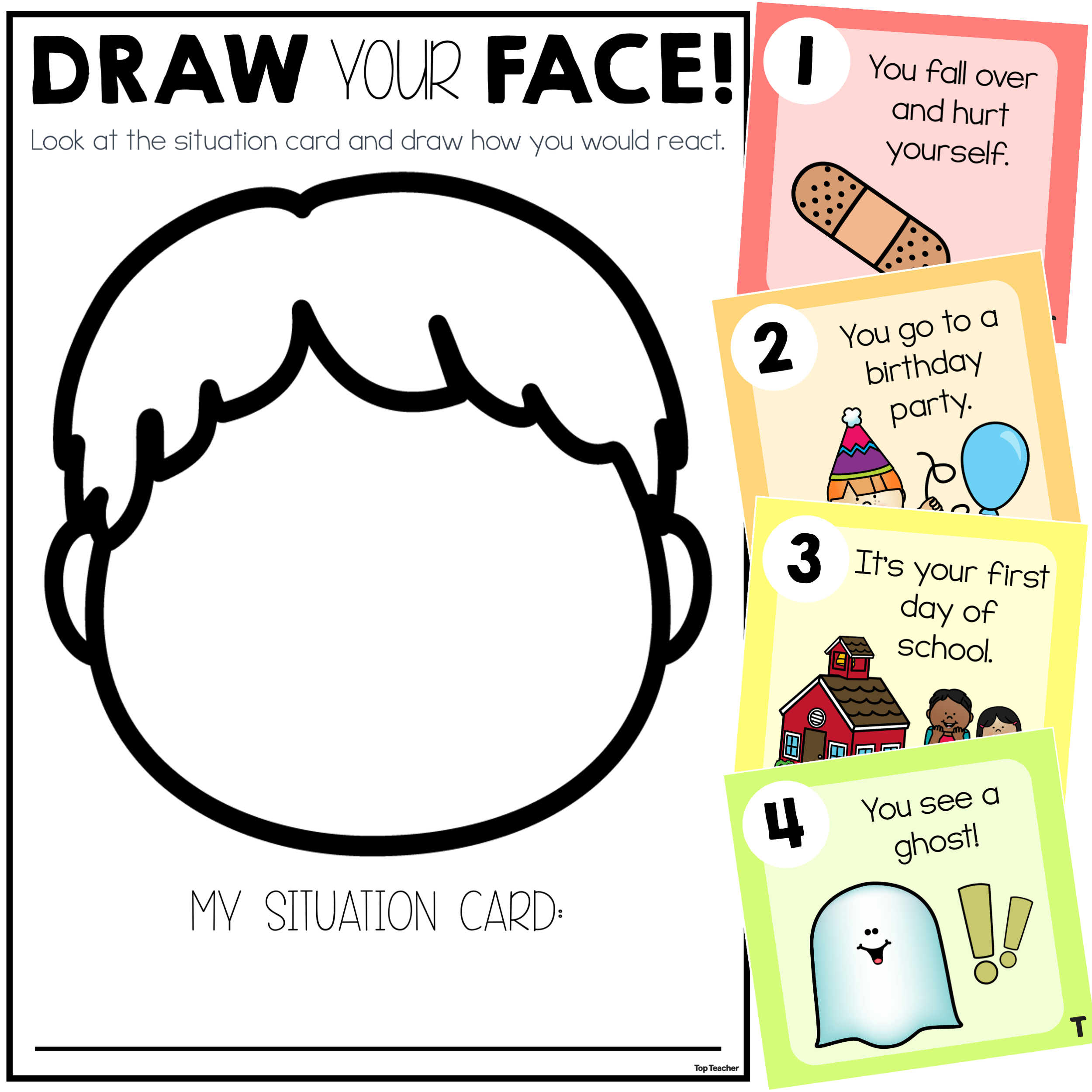 Draw Your Face! - Top Teacher