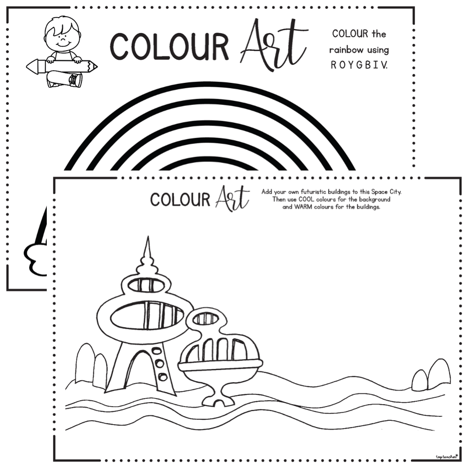 Elements of Art: Colour Printables - Top Teacher