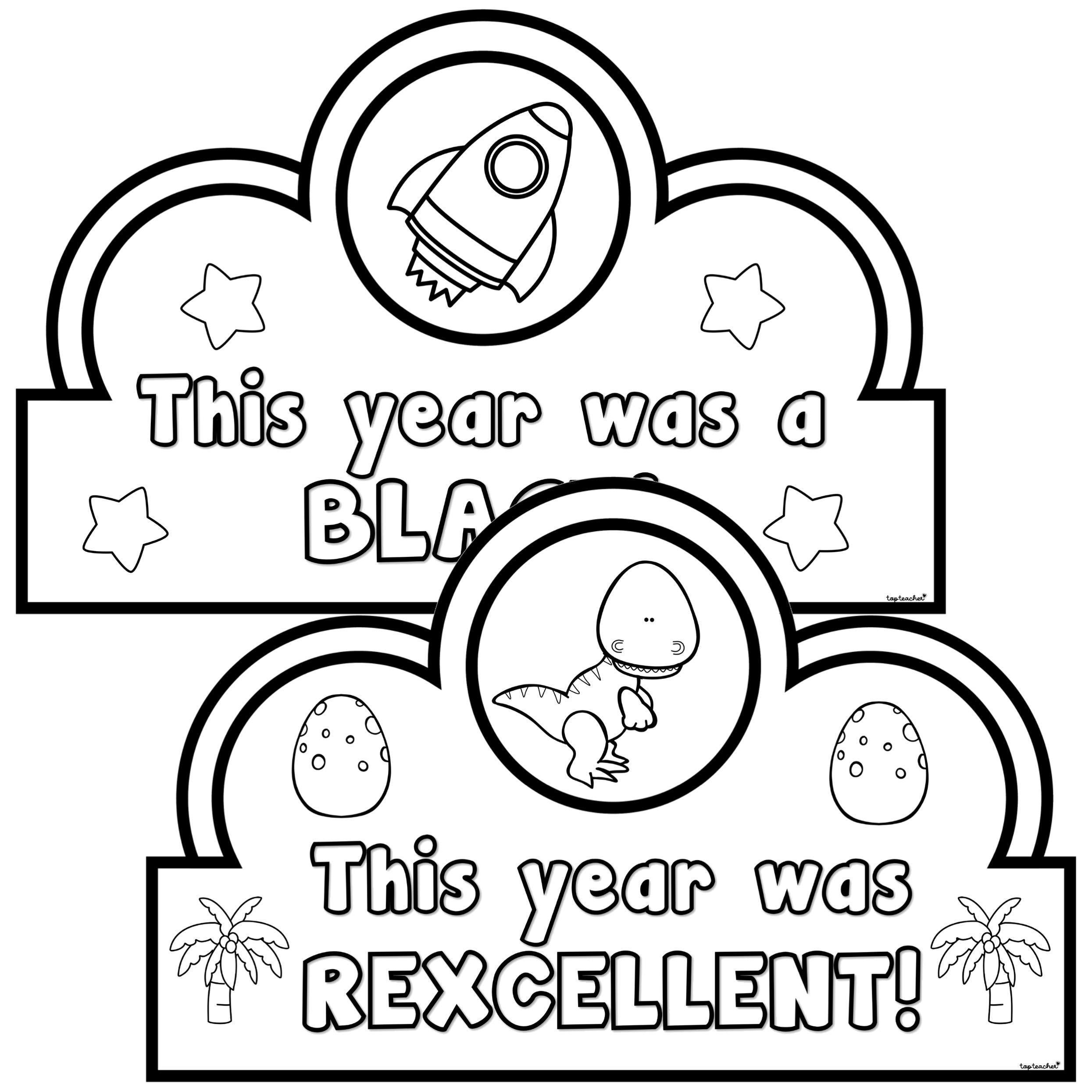 End of Year ‘Punny’ Crowns - Top Teacher