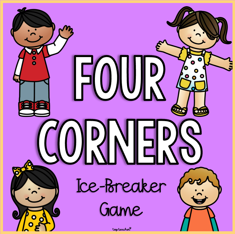 Four Corners Icebreaker: Back to School POWERPOINT - Top Teacher