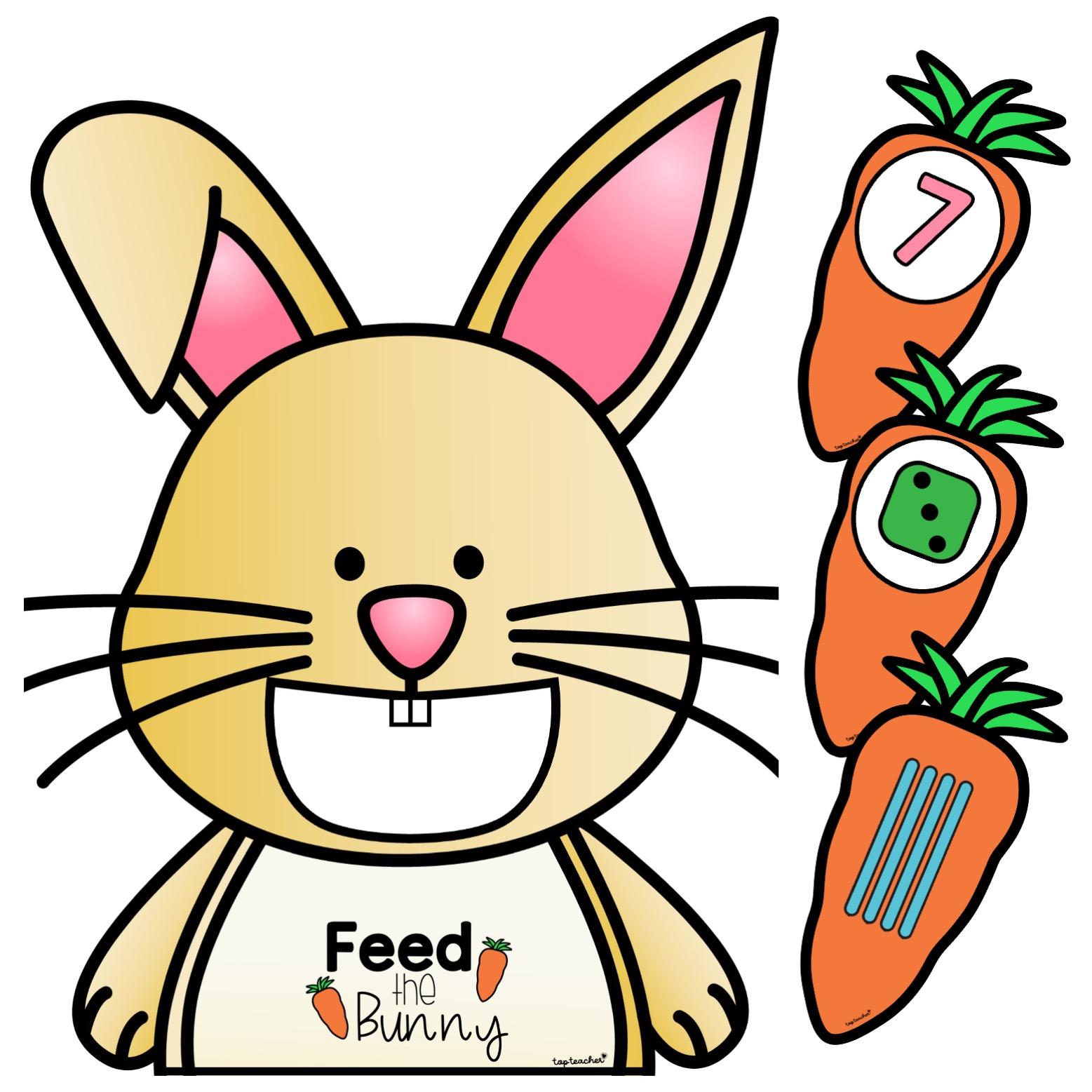 Feed the Bunny Number Representation 0-10 - Top Teacher