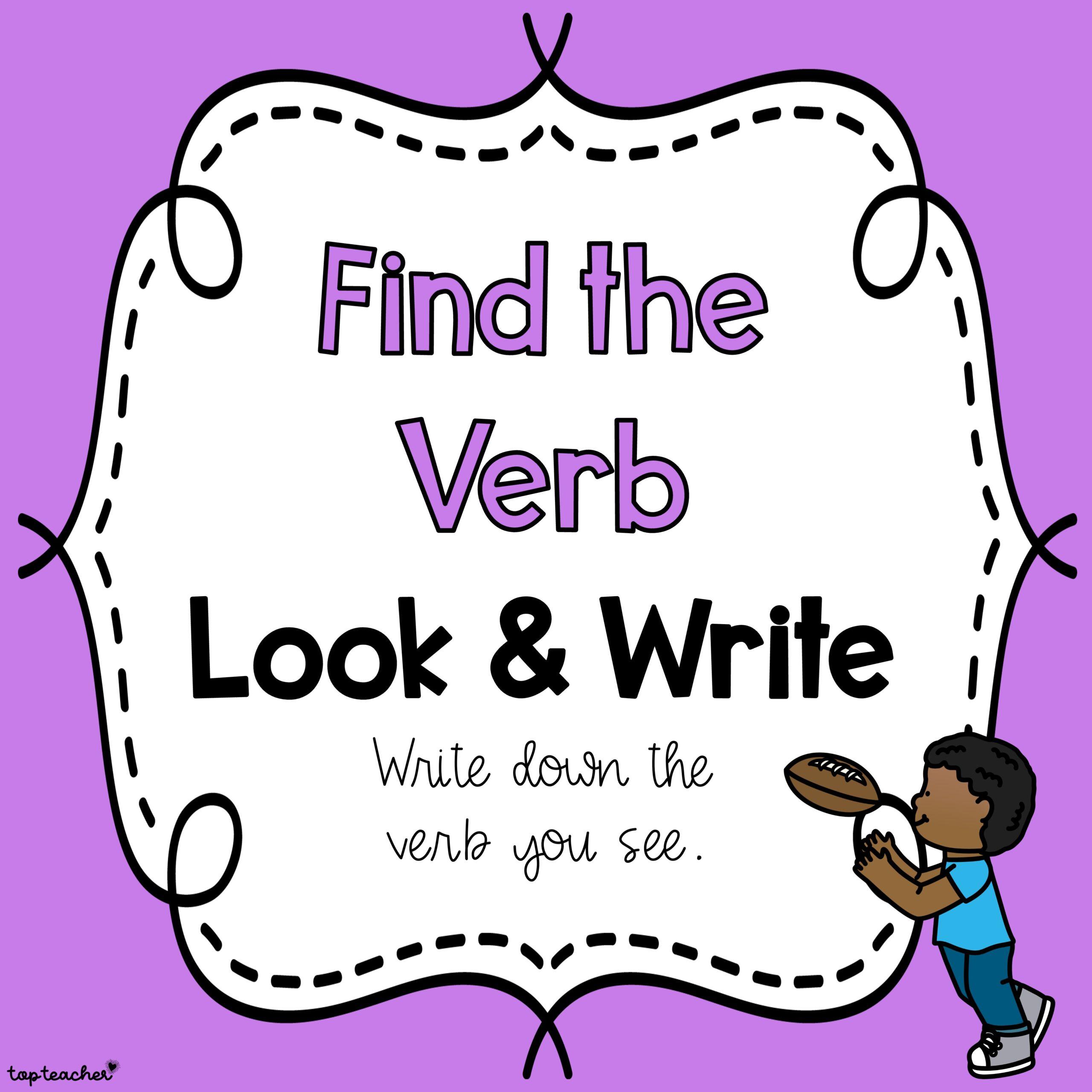 Find Verbs In A Sentence