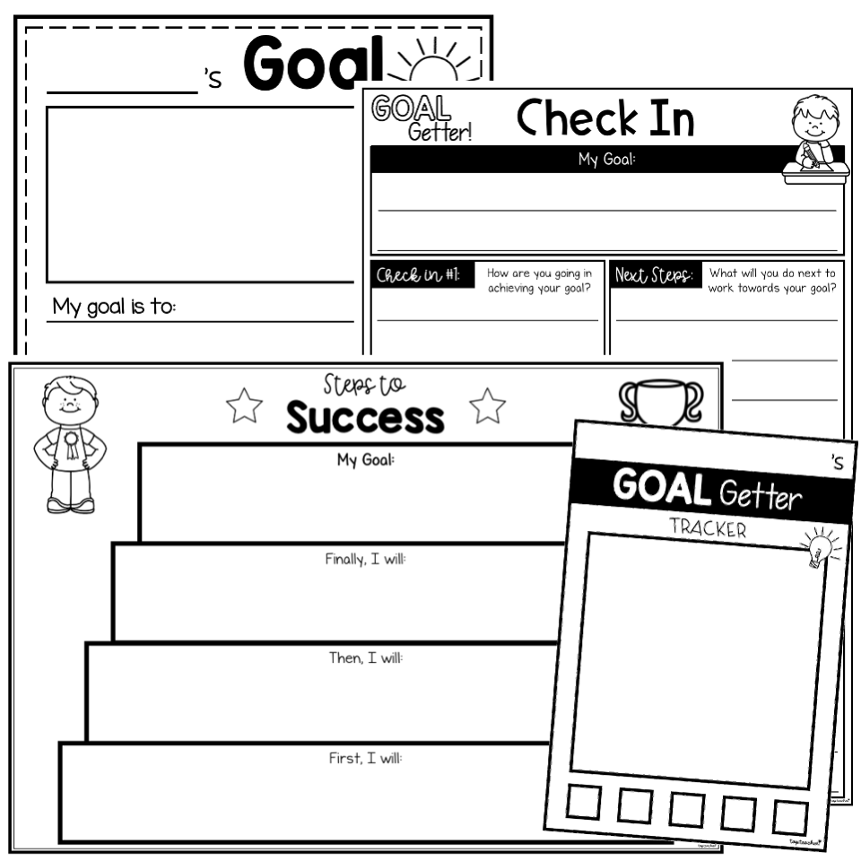 Goal Getters: Student Goal Setting Writing PACKAGE - Top Teacher