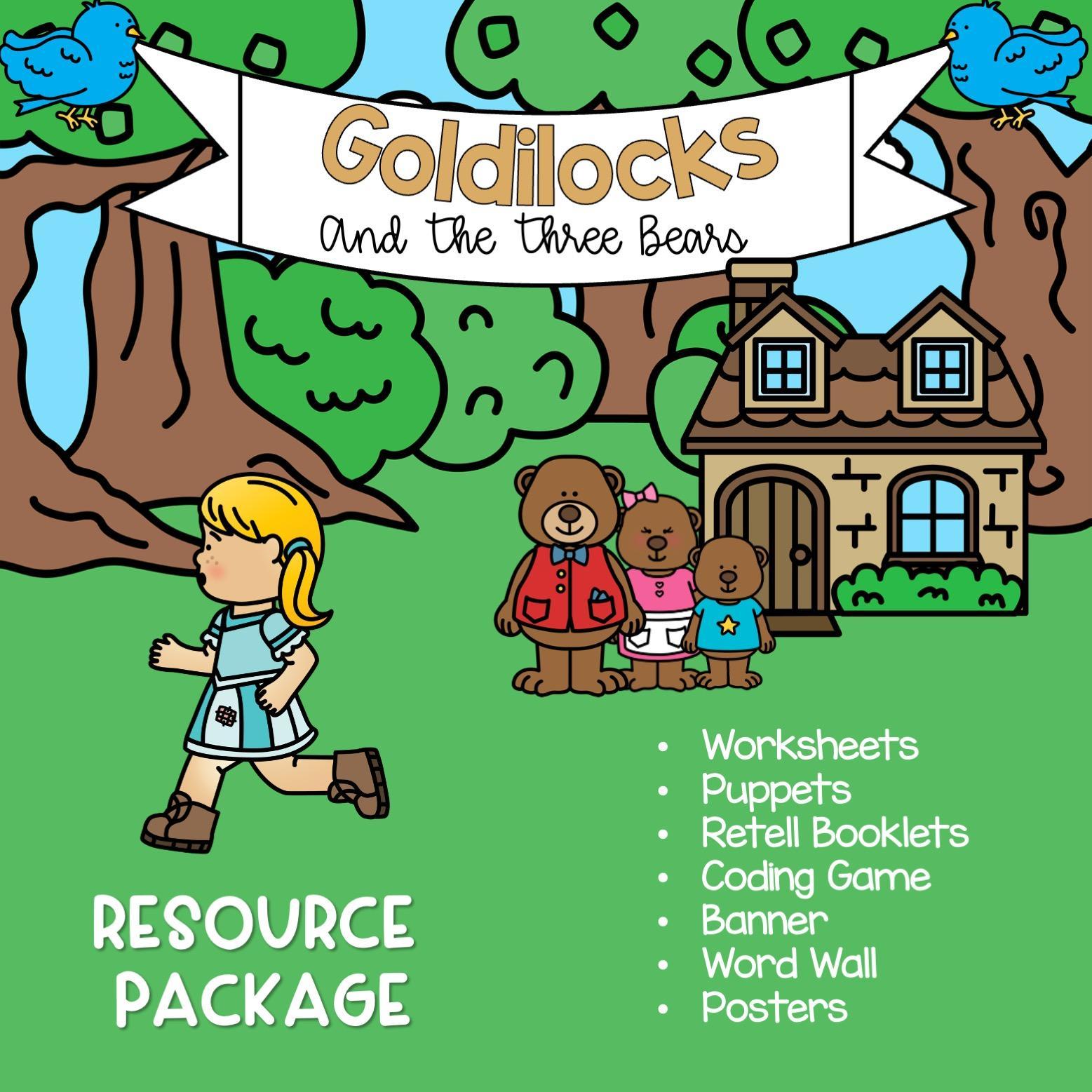 Goldilocks & the Three Bears PACKAGE - Top Teacher