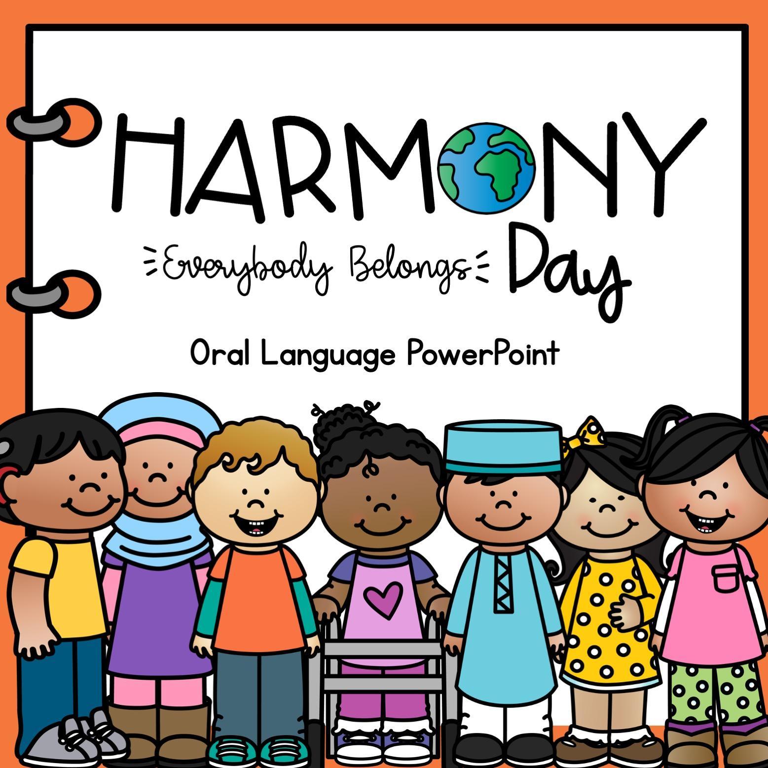 Harmony Day Oral Language POWERPOINT - Top Teacher