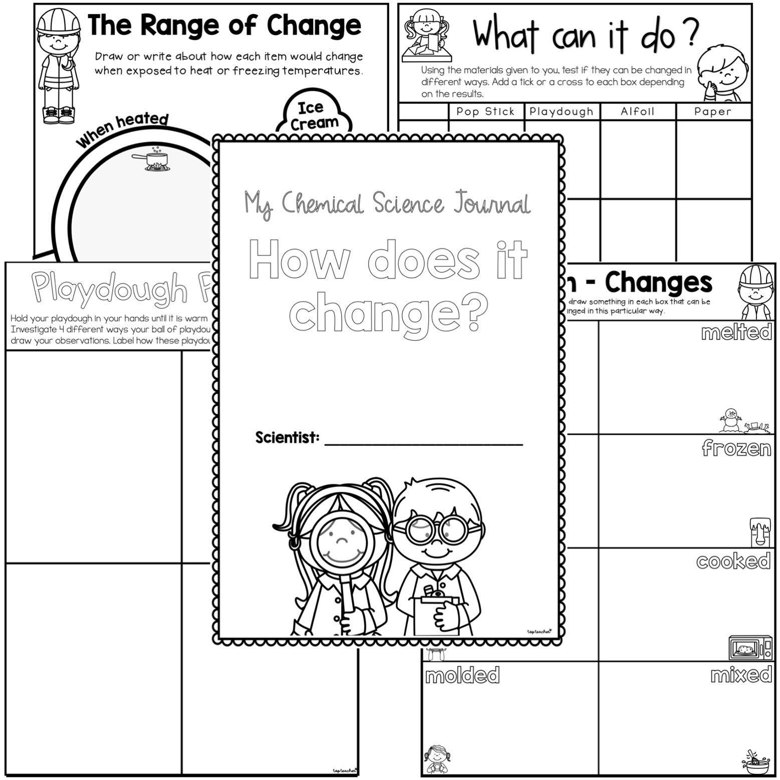How Does It Change? Student Workbook - Top Teacher