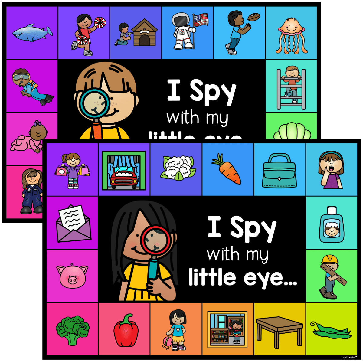 I Spy Oral Language Game - Top Teacher