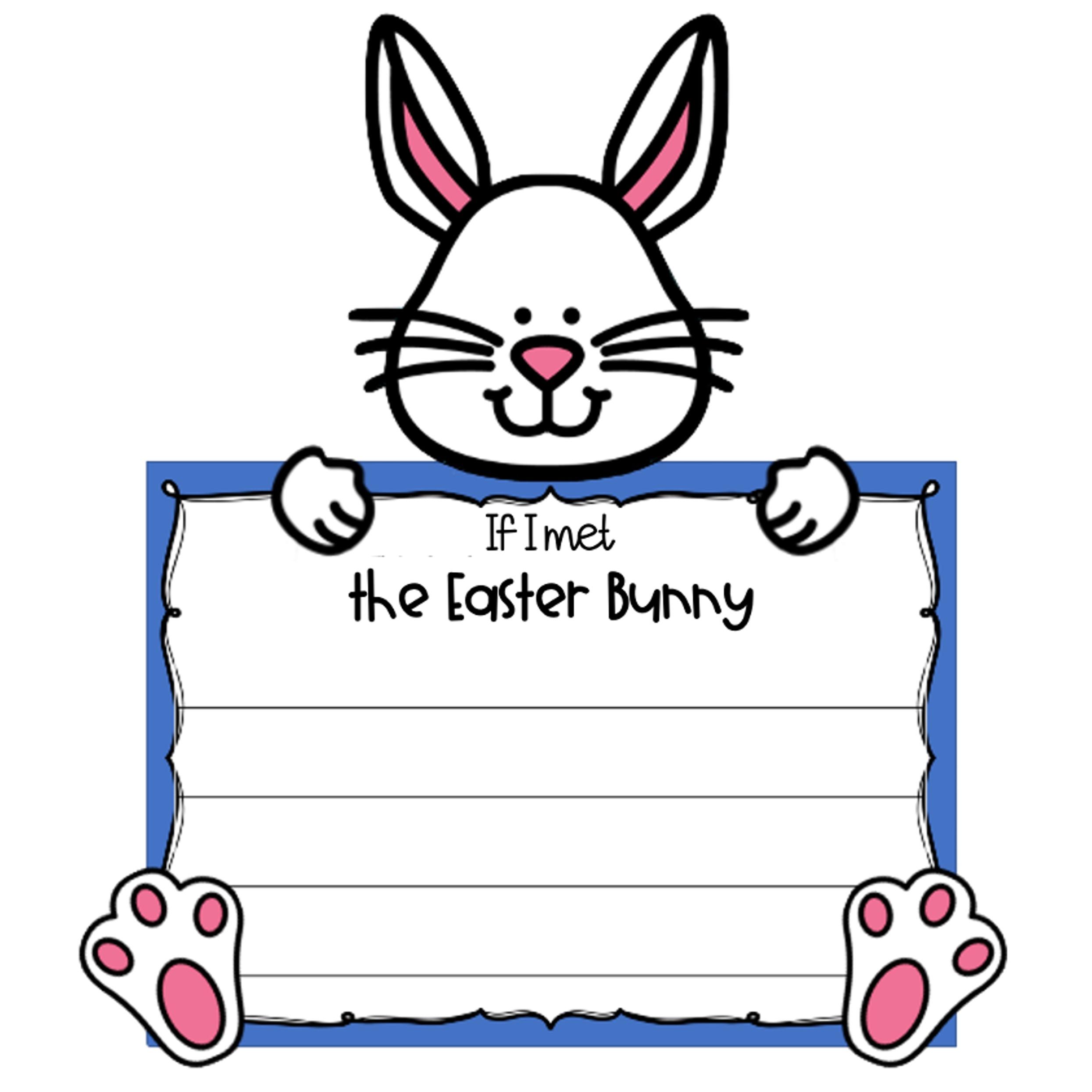 If I Met the Easter Bunny Writing Craftivity - Top Teacher