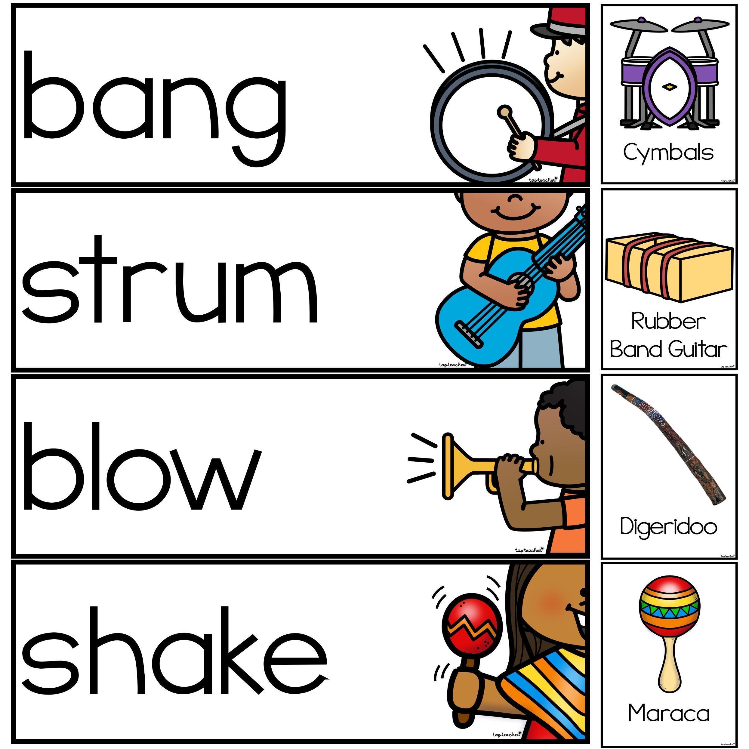 Instrument Interactions Sort & Display - Top Teacher