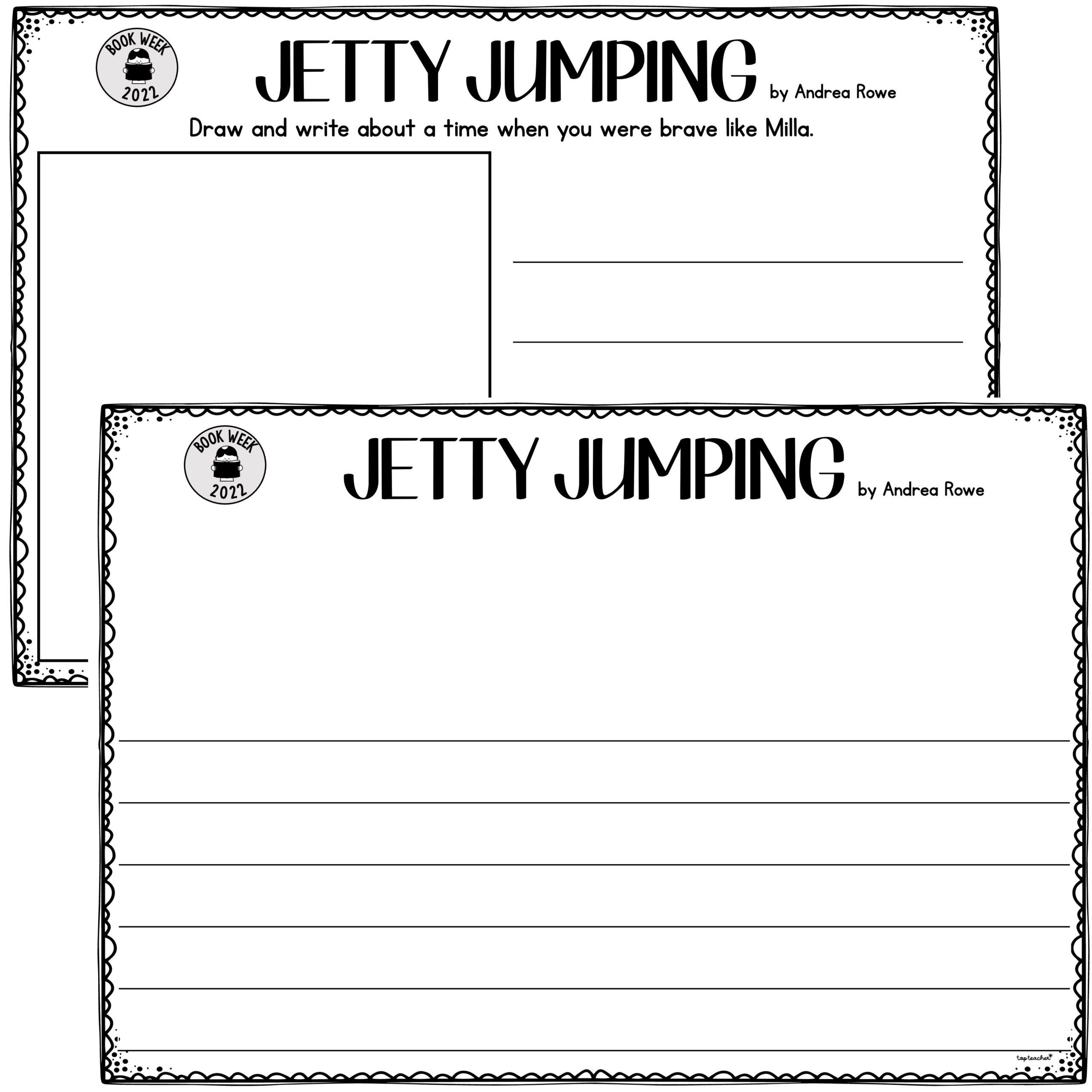 Jetty Jumping Reading Response - Top Teacher